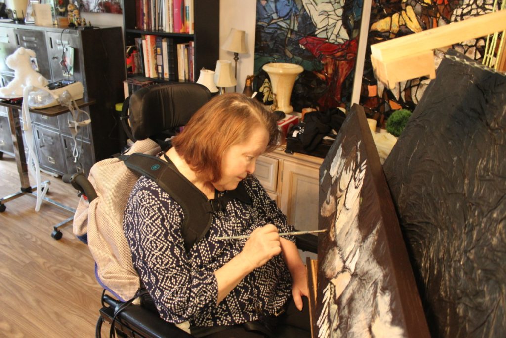 Louise Raymond va peindre jusqu'au bout - Courrier Laval