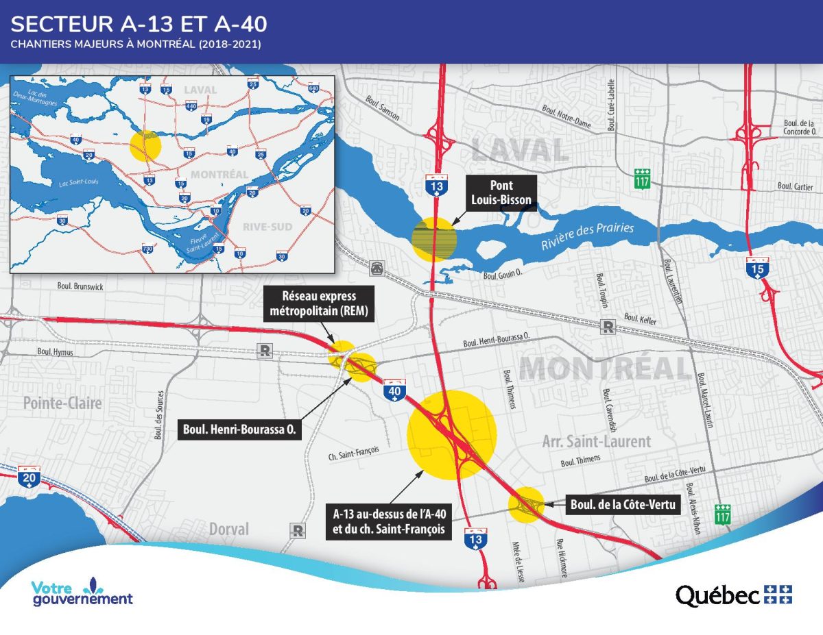 Échangeur des autoroutes 13 et 40 bientôt fermé - Courrier Laval