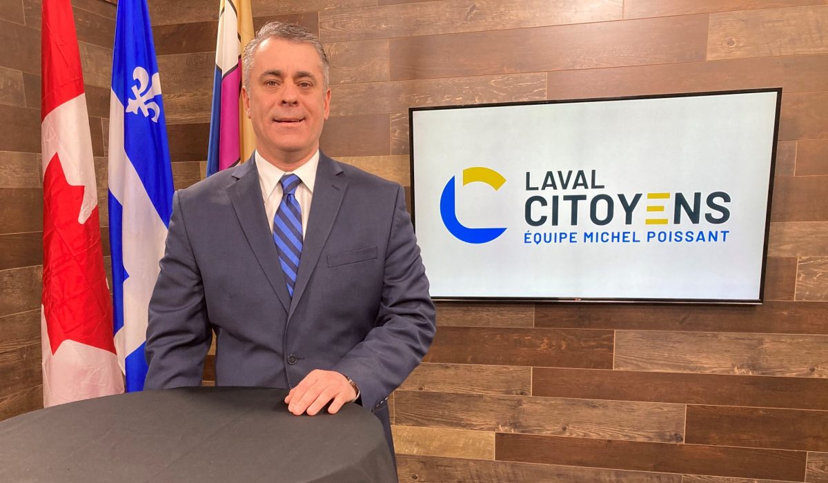 Michel Poissant dévoile les couleurs de Laval citoyens - Courrier Laval