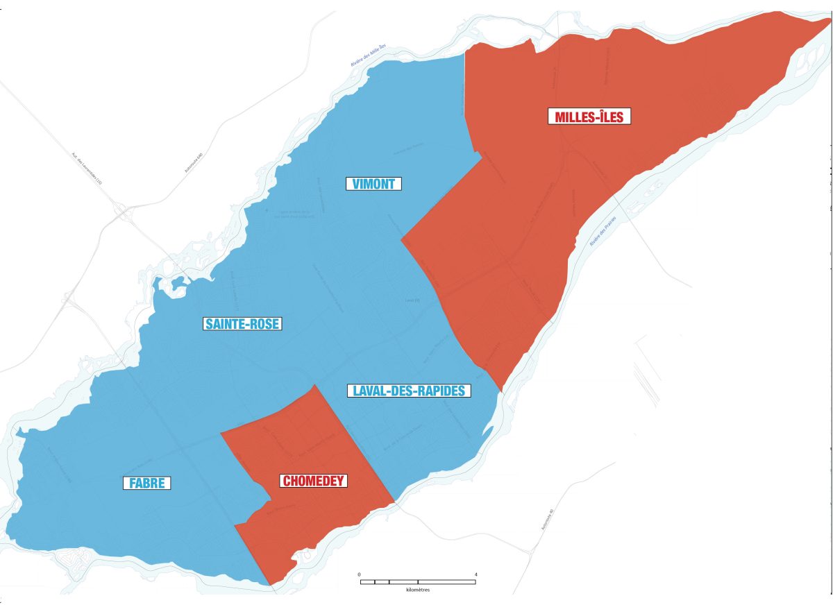 La CAQ remporte quatre comtés sur six à Laval - Courrier Laval