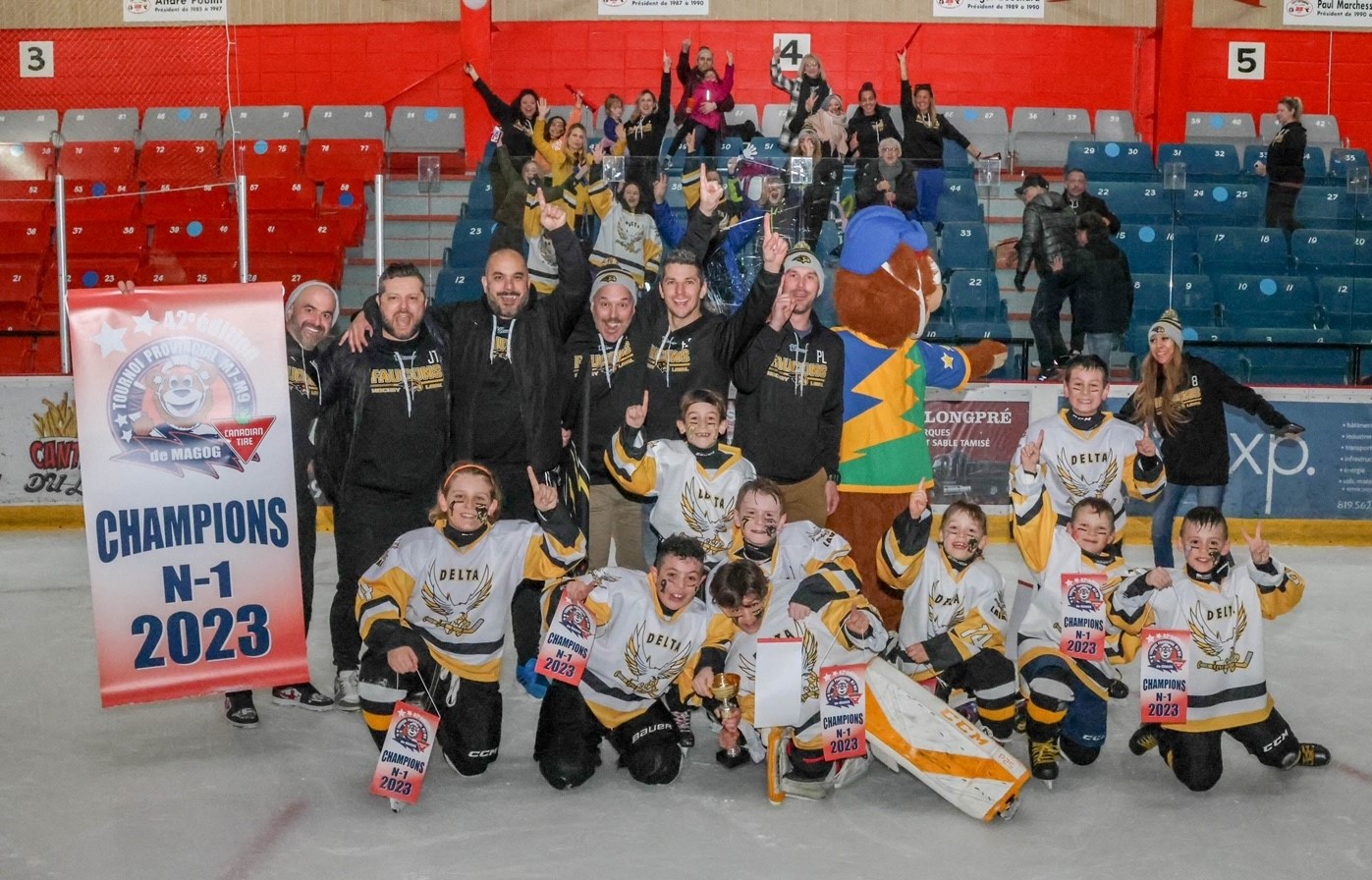 Les Faucons de Delta Laval remportent le tournoi de Magog