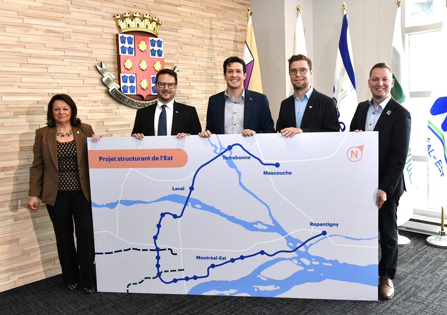 REM de l’Est: un tracé fait consensus auprès de cinq maires