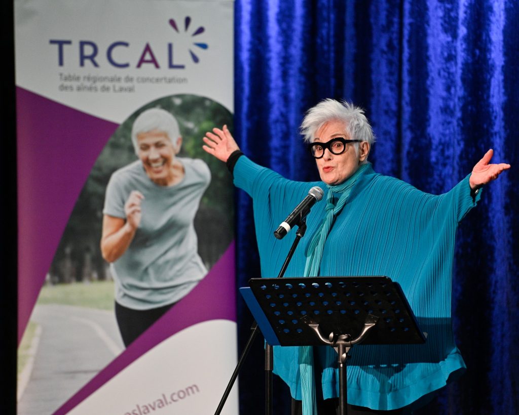 Louise Latraverse à Laval pour la Journée internationale des aînés ...