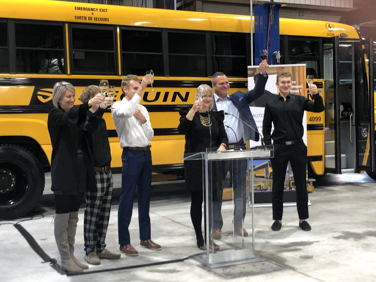 Inauguration du siège social d’Autobus Séguin en mode électrique