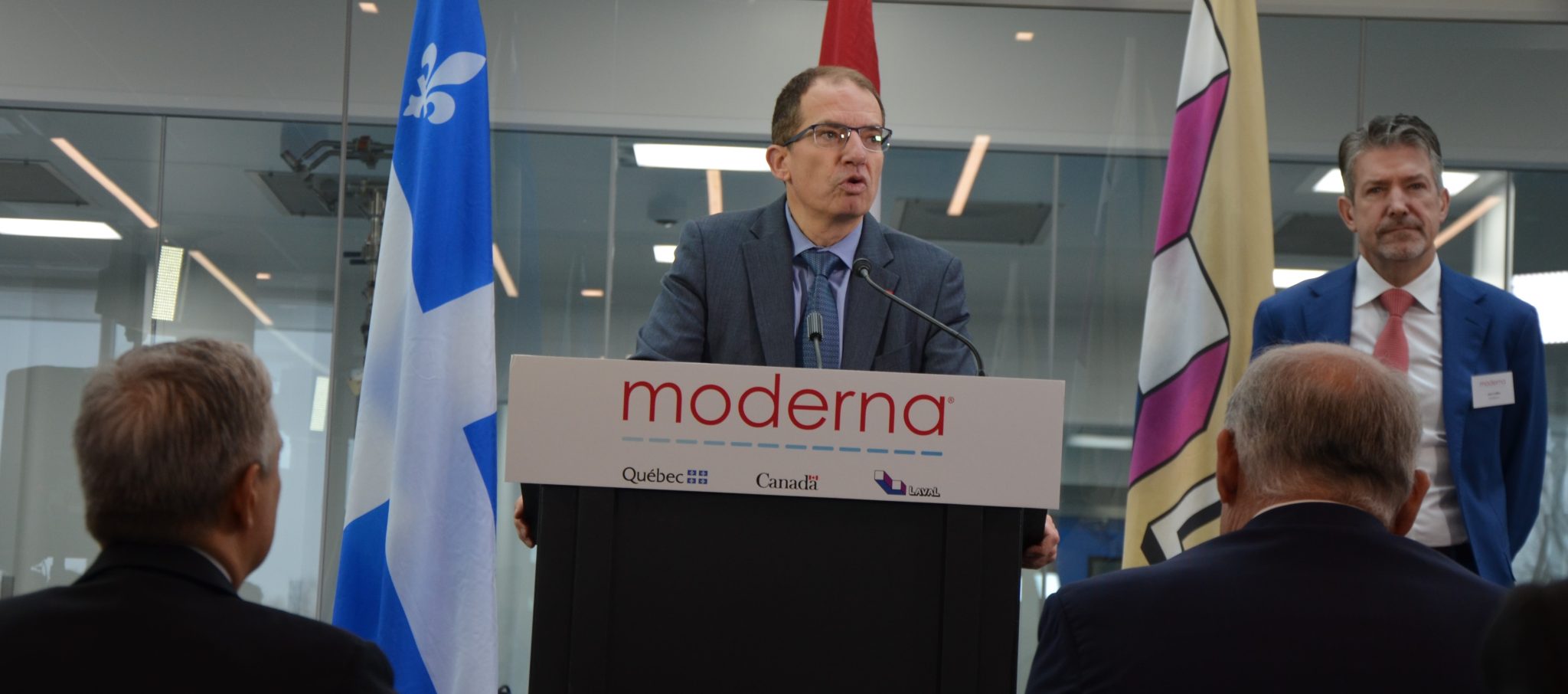 L’usine de Moderna livrée en 15 mois