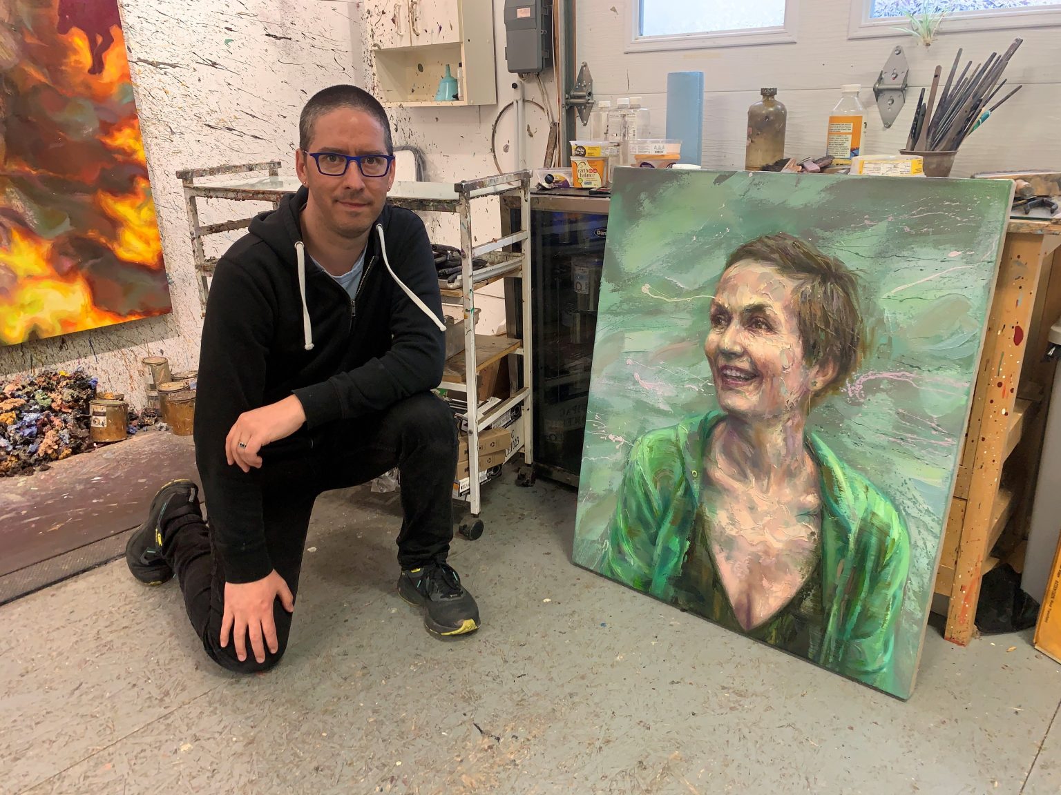 Entre les mots et la peinture avec Mathieu Laca