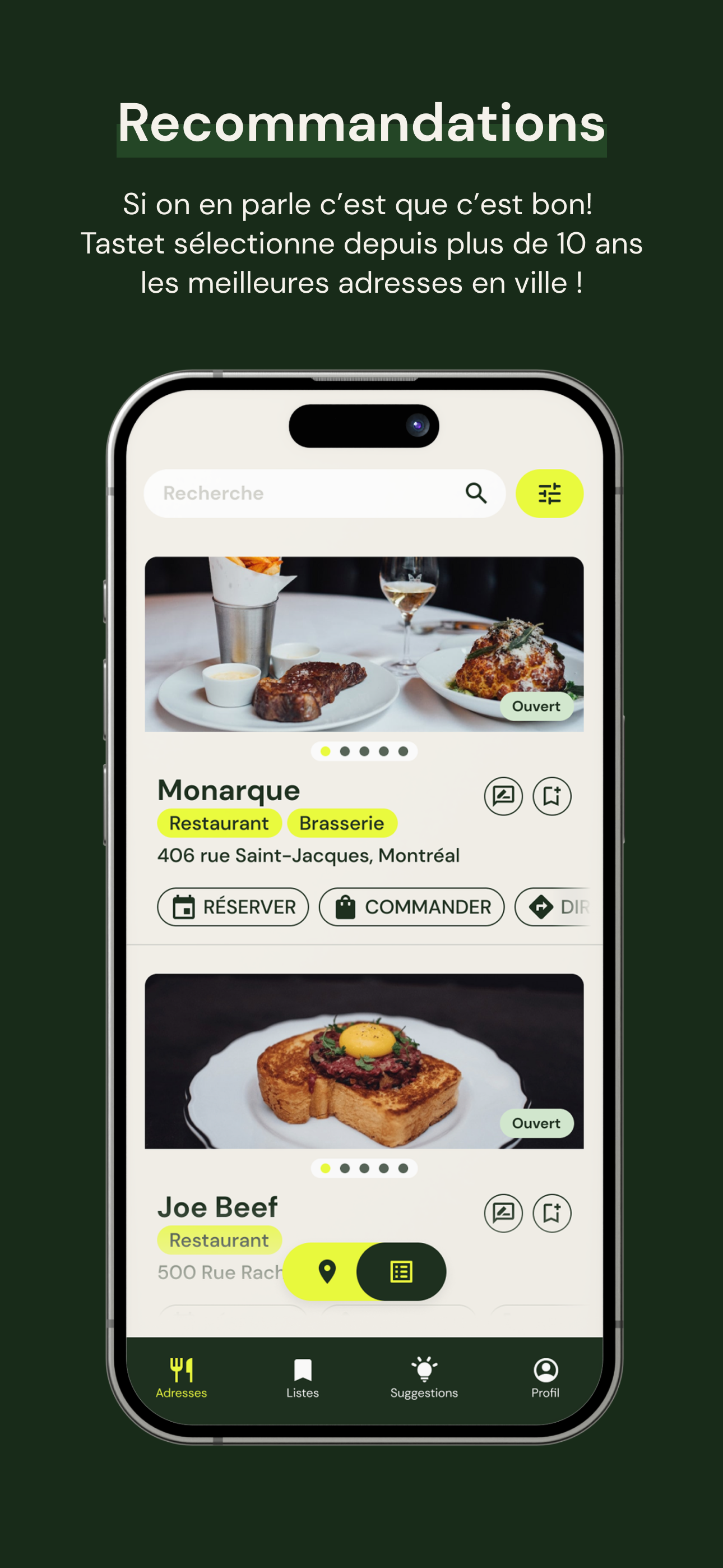 Repérer les meilleurs restaurants grâce à la nouvelle application ...
