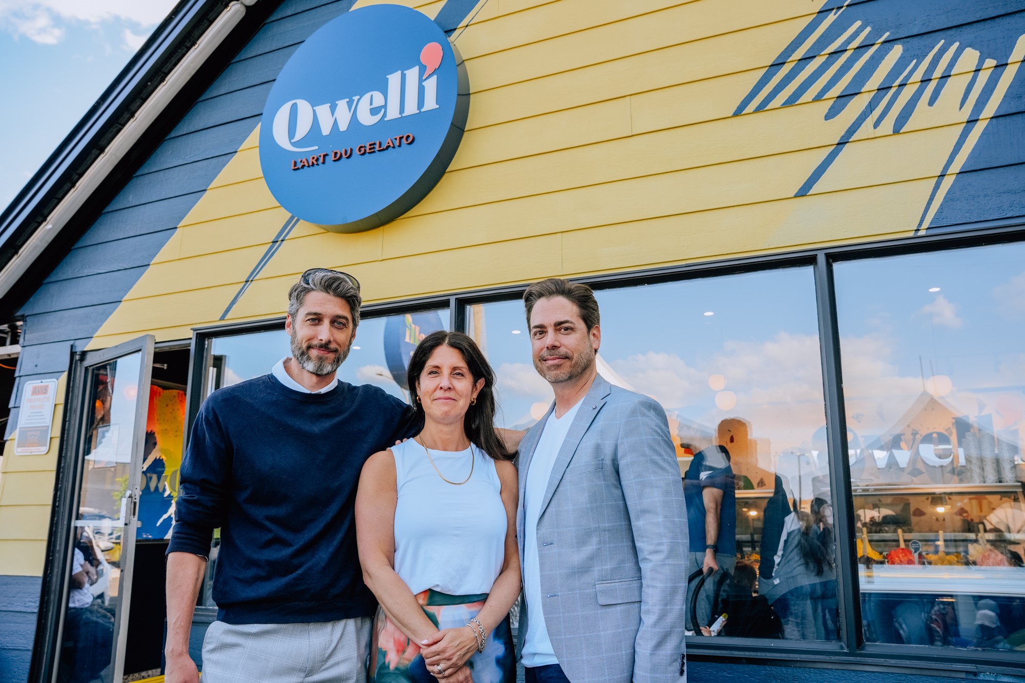 L'entreprise de gelato Qwelli rénove sa première boutique à Laval
