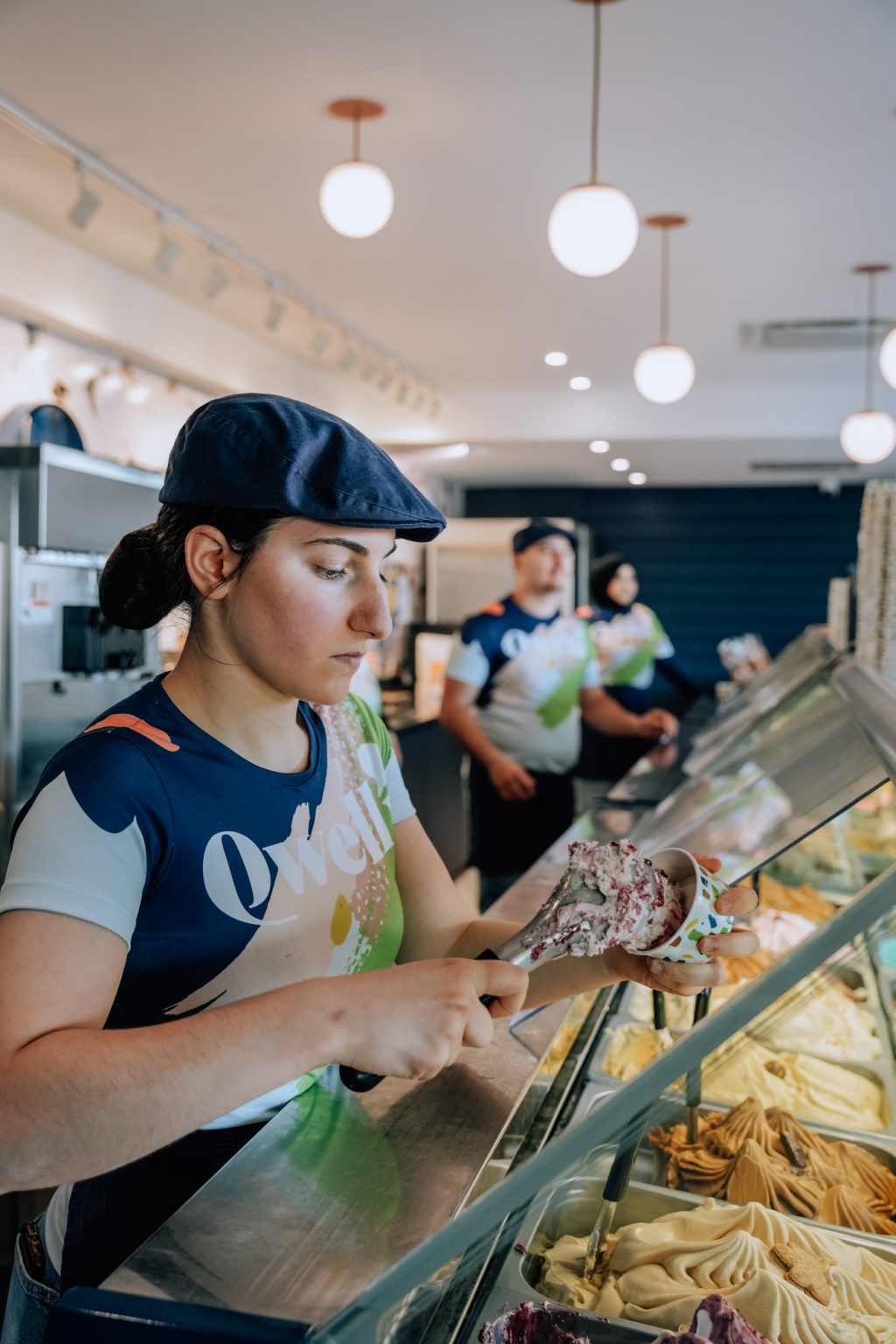 L'entreprise de gelato Qwelli rénove sa première boutique à Laval