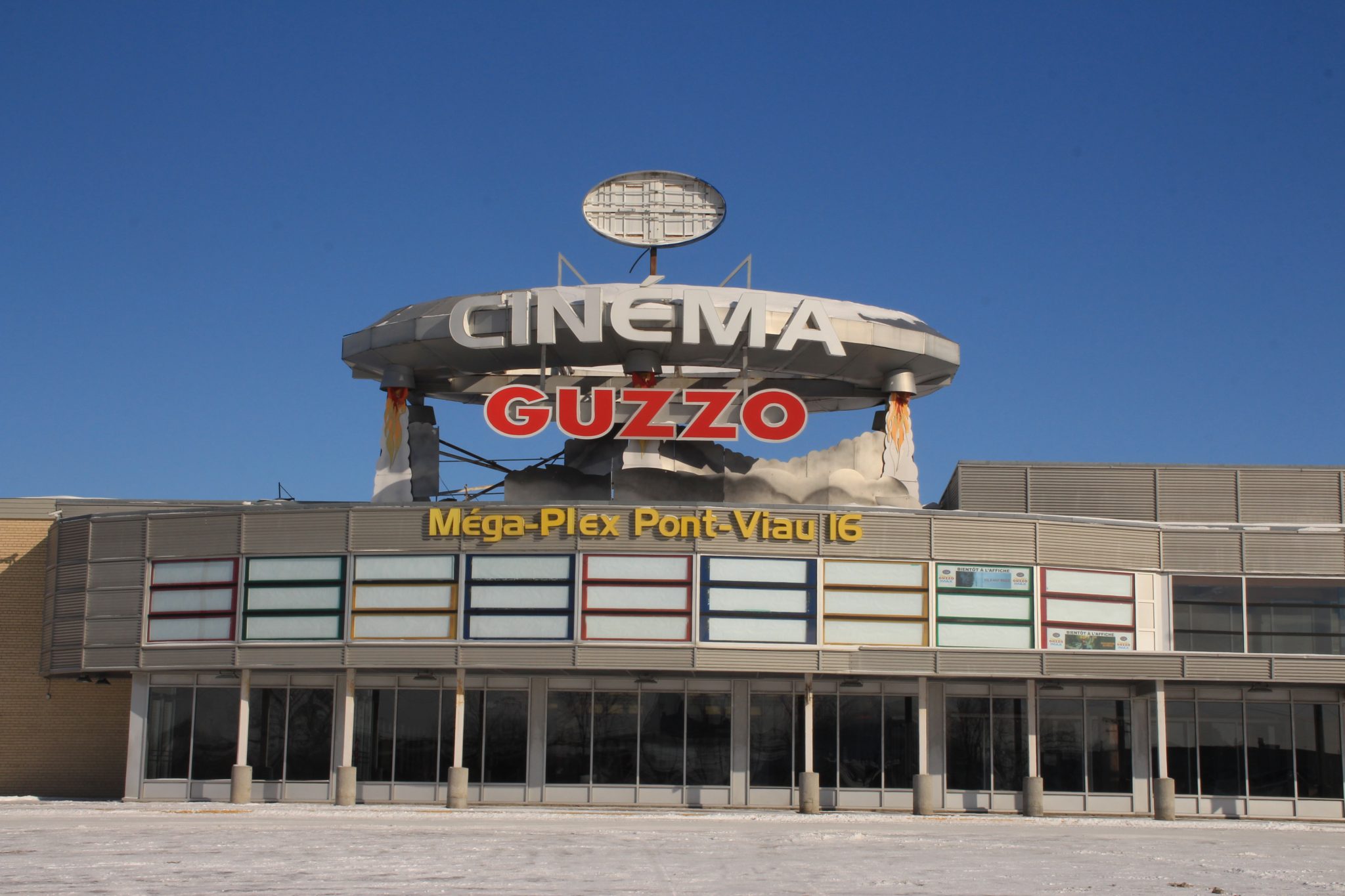 Les cinémas Guzzo fermés