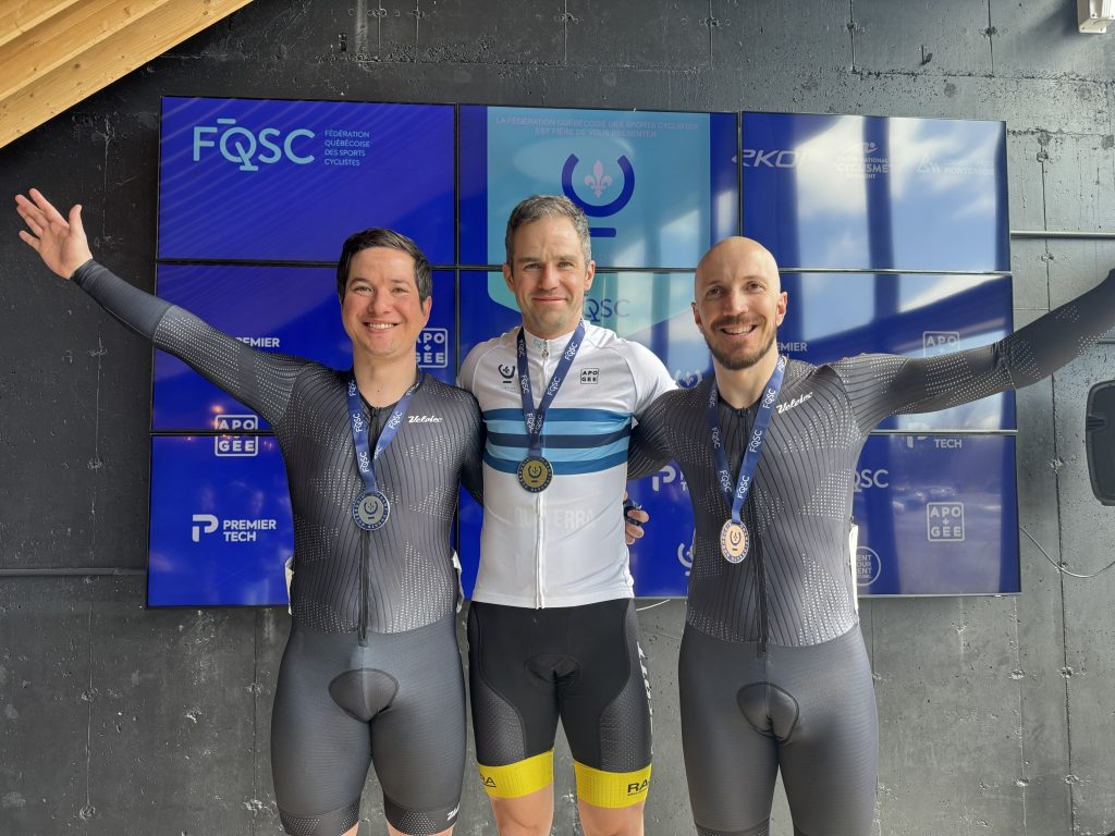 Maxime Forget double champion québécois en cyclisme sur piste