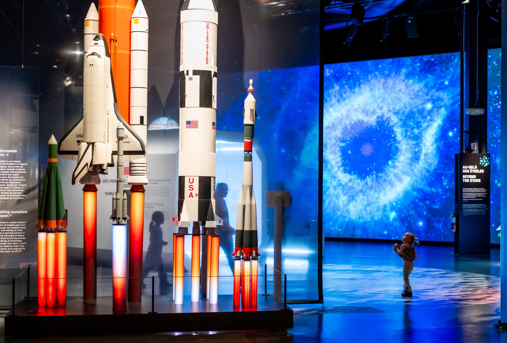 David Saint-Jacques inaugure l'exposition du Cosmodôme