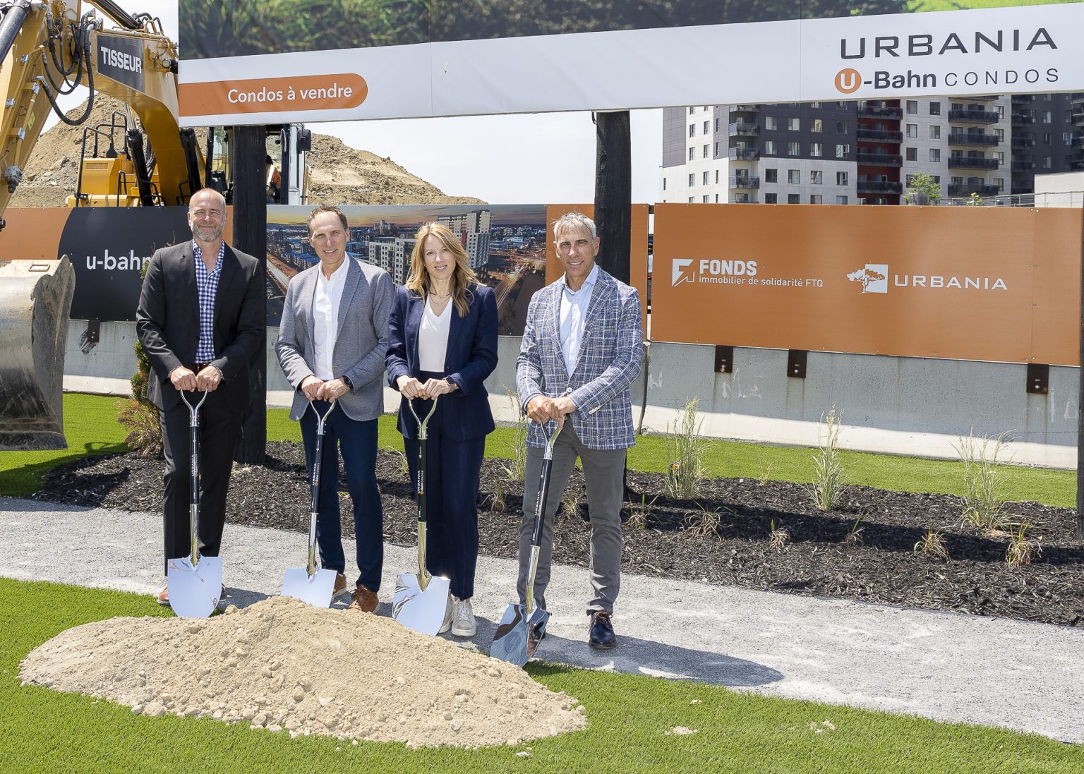 Tour de condos en chantier au pied d’Espace Montmorency