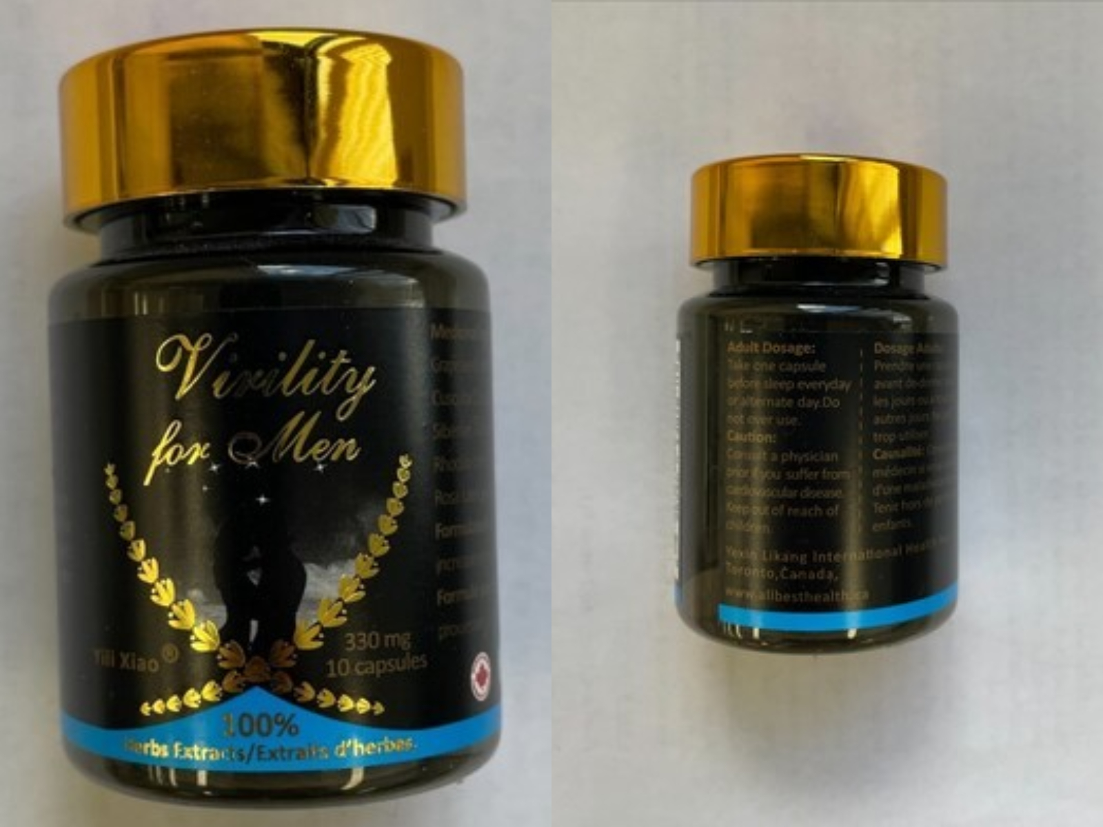 Produit pour la virilité masculine déclaré dangereux pour la santé