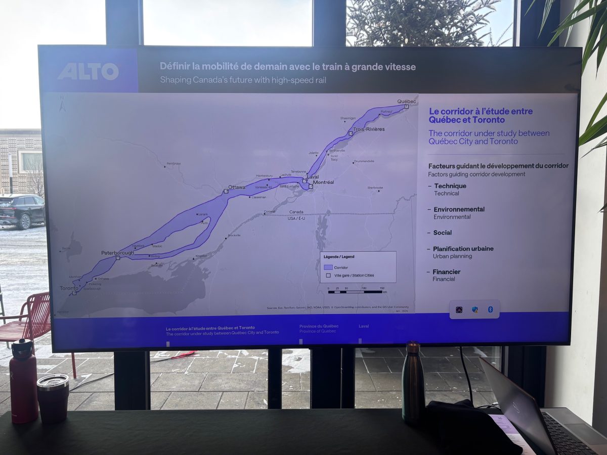 TGV Toronto-Québec: futur corridor et site de la gare sont les enjeux à ...